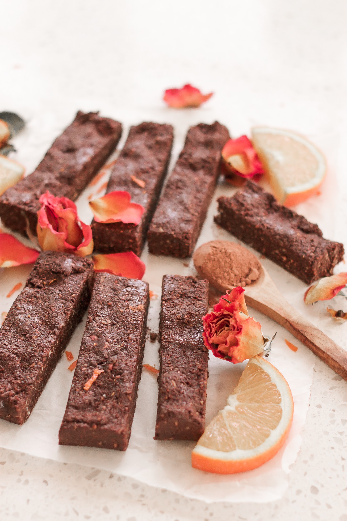 Cacao Energy Bars with Fig and Orange - The Pure Life